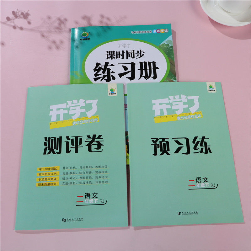 小学课时同步练习册1-2-3-4-5-6年级上下册语文数学英语同步训练 二年级下册 语文-人教版