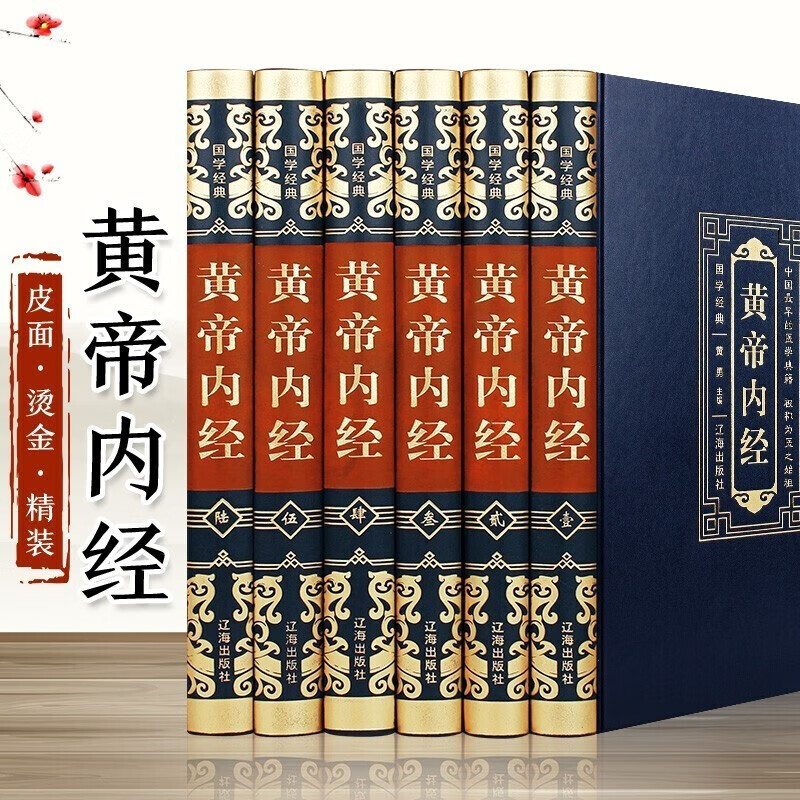 黄帝内经 配备原文简明注释白话新解高端大气收藏典籍历史中医大全基础理论中医养生本草纲目千金方伤寒论