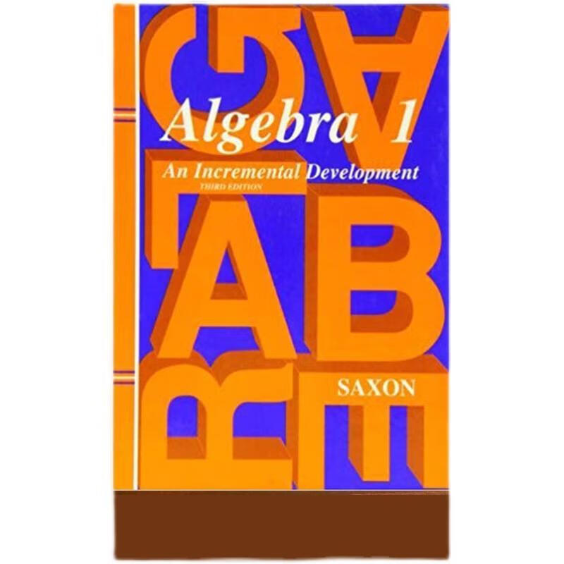 现货SaxonAlgebra1HomeschoolKitThirdEdition1版本
