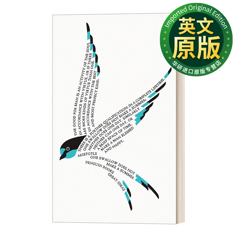 One Swallow Does Not Make a Summer 一燕不成夏 亚里士多德 企鹅伟大思想系列 英文版 进口英语原版书籍 英文原版 Aristotle