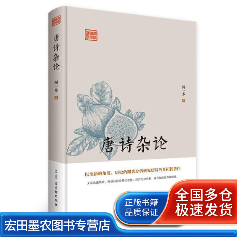 唐诗杂论(精)鸿儒国学讲堂【好书】