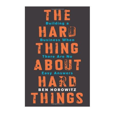 纸质书The Hard Thing About Hard Things 纸质书包邮The Hard Thing About