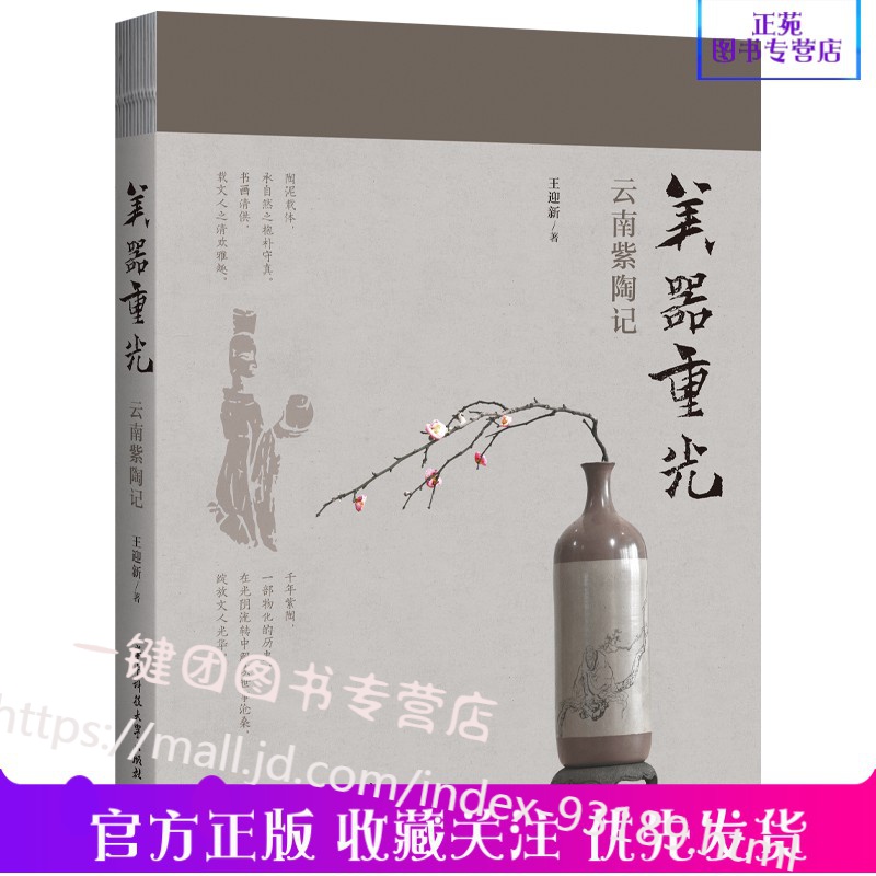 新书 美器重光 云南紫陶记 王迎新 云南建水紫陶书籍 建水原生 富有的原矿泥资源 紫陶泥特性