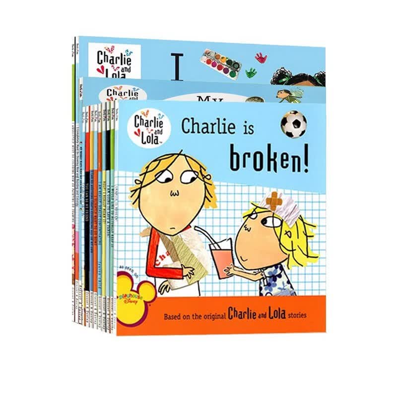 英文原版 Charlie and Lola 查理与劳拉 12册套装 儿童启蒙开发学习 格林威纳大奖 亲子互动学习绘本 图画故事书