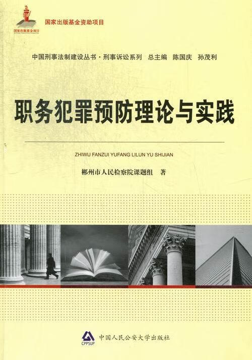 职务犯罪理论与实践郴州市课题组中国人民大学出版社9787565311628 法律书籍