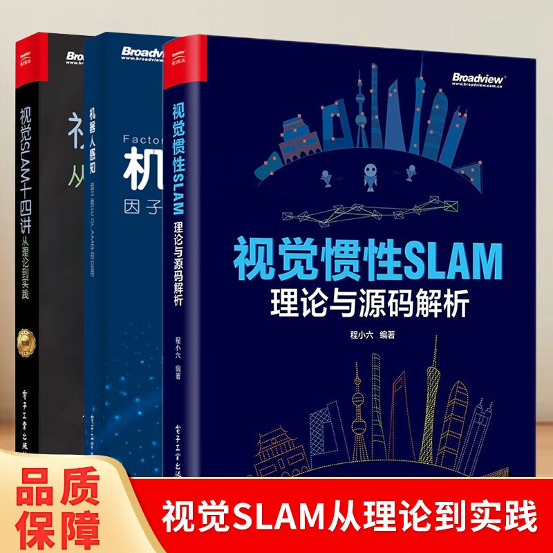 视觉SLAM系列可选 视觉惯性SLAM+视觉SLAM十四讲+机器人感知