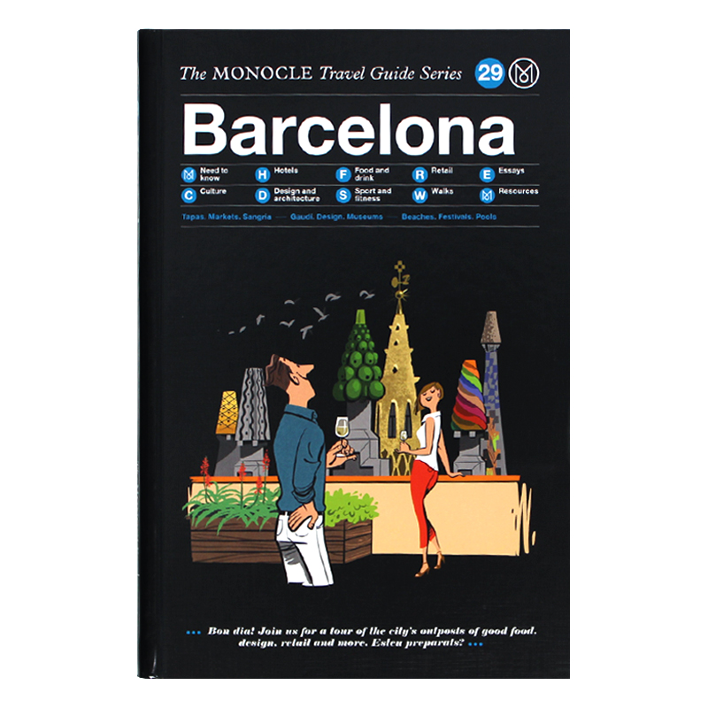 现货Barcelona: The Monocle Travel Guide Series 巴塞罗那 城市旅行指南 英文原版