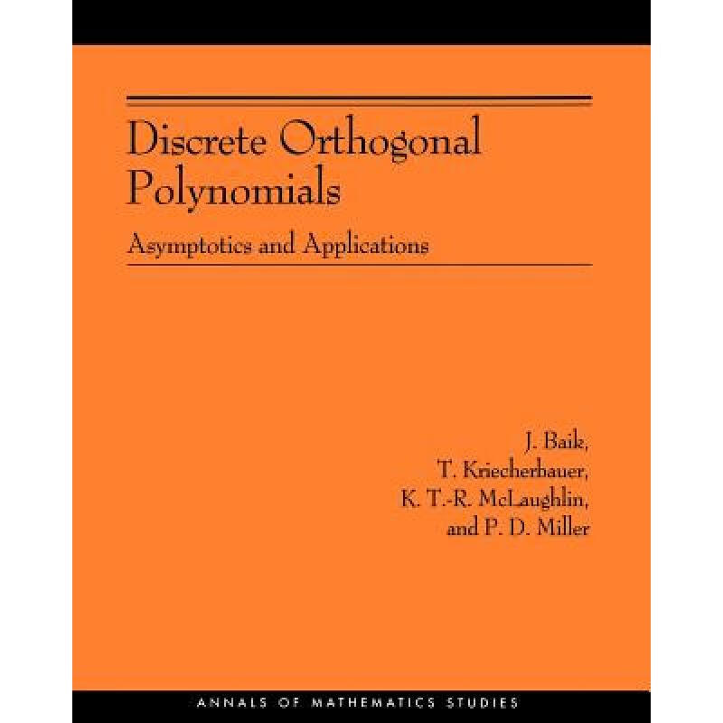 Discrete Orthogonal Polynomials. (Am-164): A...