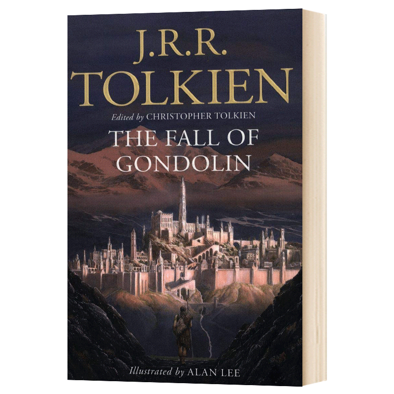 英文原版 托尔金贡多林的沦陷 The Fall of Gondolin 魔戒指环王霍比特人前传 全英文版