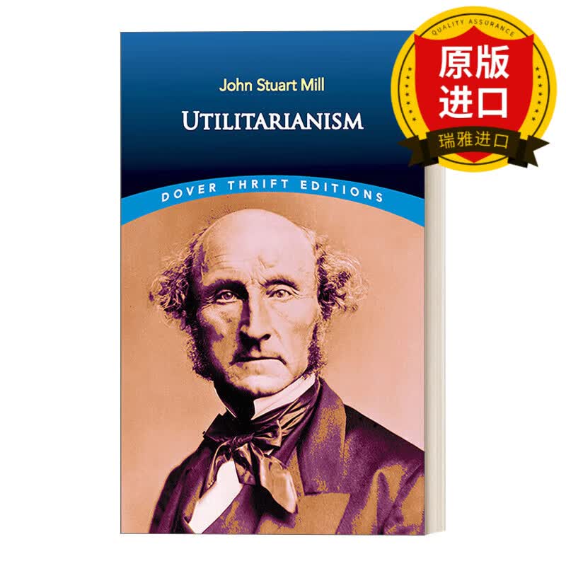 英文原版 Utilitarianism 功利主义 Dover Thrift Editions 英文版 进口英语原版书籍