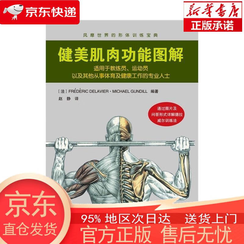 【全新速发】健美肌肉功能图解 [法]弗雷德里克·德拉威尔 山东科学技术出版社