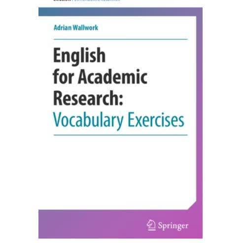 English for Academic Research Vocabulary Exercises