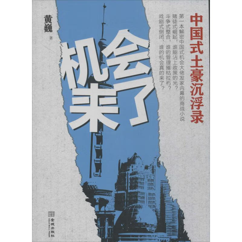 机会来了 黄巍 著 金城出版社