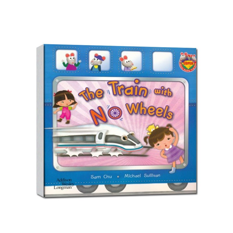 【9.8元1册 】培生原版系列 新版自然拼读 教学资源 教学卡片1-6级 THE TRAIN WITH NO WHEELS