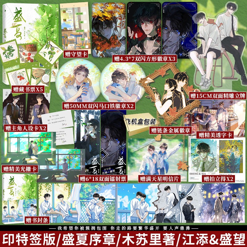 预售 印特签版 盛夏序章 木苏里著 江添 盛望 著有判官 全球高考 铜钱龛世等畅销书 锦瑟闻香图书专营店