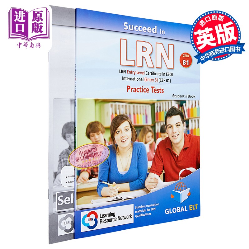 Succeed in LRN CEFR B1 Practice Tests Self-study LRN考试冲刺宝典 B1等级 模拟测试 备考自学套装 含答案
