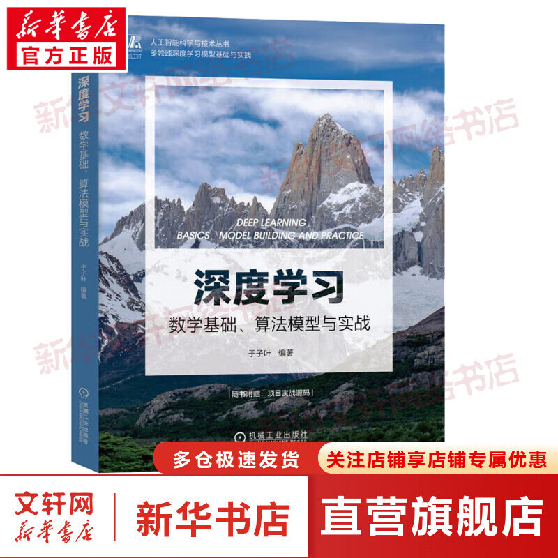 深度学习 数学基础、算法模型与实战 图书