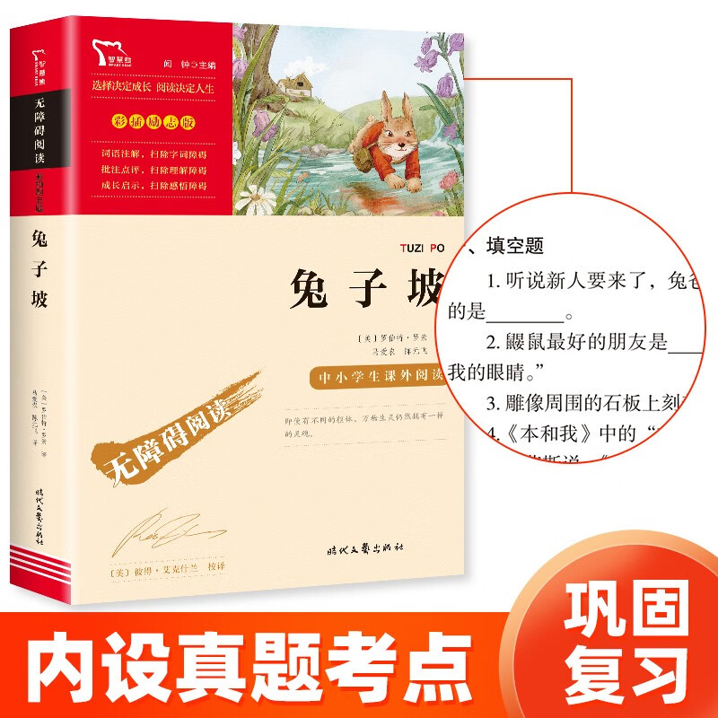 兔子坡 儿童文学读物小学生三四五六年级课外阅读书籍青少年儿童名著故事书