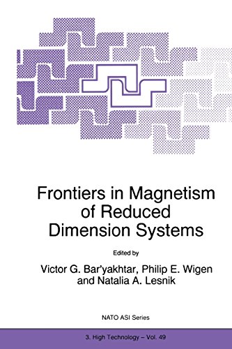 Frontiers in Magnetism of Reduced Dimension Systems