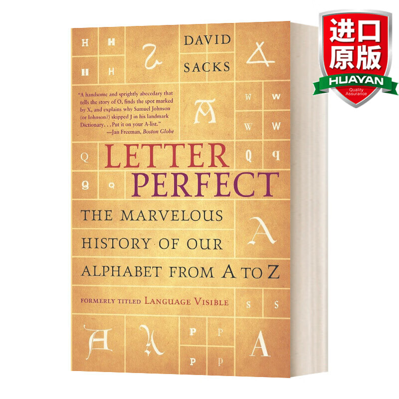 Letter Perfect 英文原版 伟大的字母 从A到Z字母表的辉煌历史 英文版 进口英语原版书籍