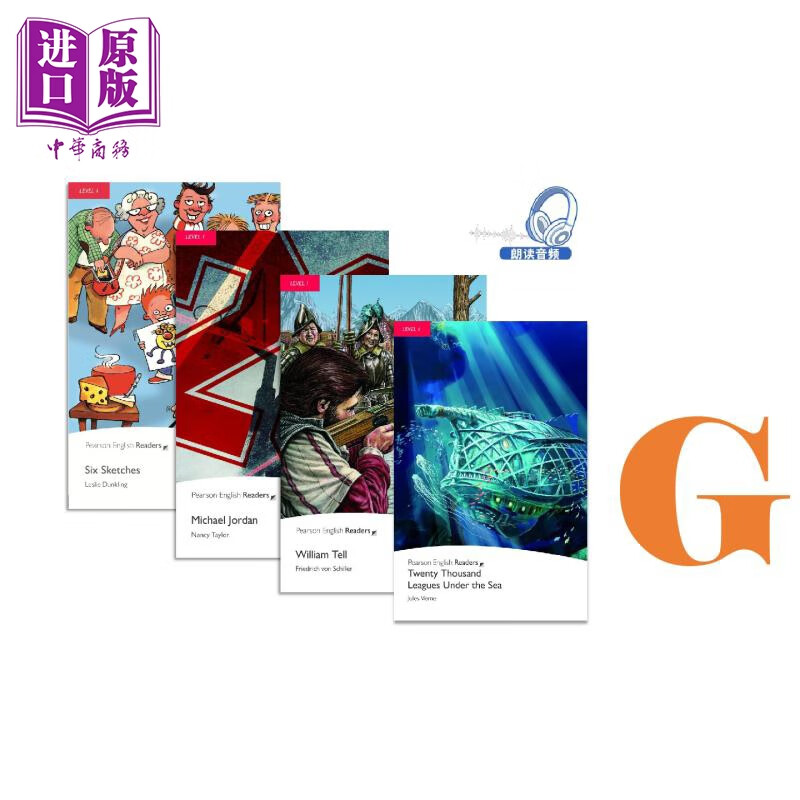 Pearson English Kids Readers 培生中学6-8年级初中英语分级阅读绘本G套装 CEFR A1-A2+ CLIL 蓝思值NP-560L