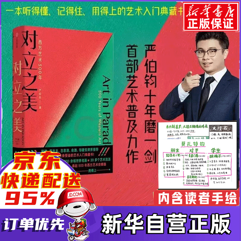 【到手109】对立之美：西方艺术500年 严伯钧著 中信出版社 新书