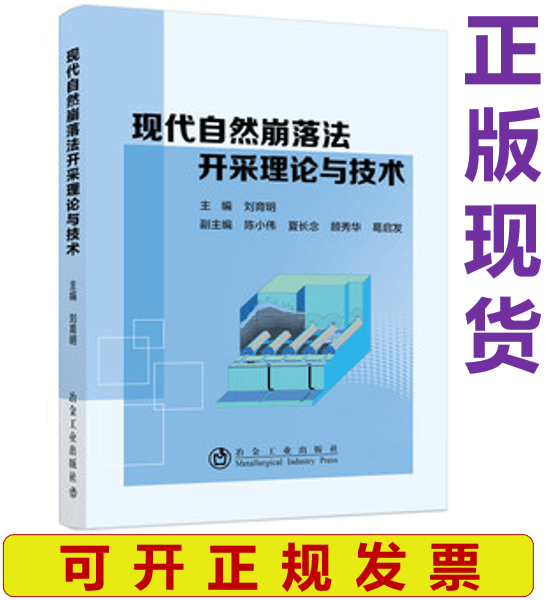 【现货】现代自然崩落法开采理论与技术/刘育明主编