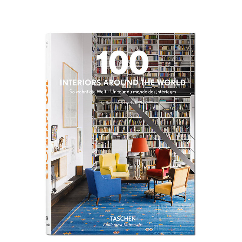 TASCHEN塔森 100 INTERIORS AROUND THE WORLD100例世界室内设计精装原版书籍原版进口图书籍德国品牌