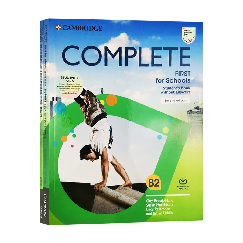 剑桥FCE校园版考试完全备考学生用书套装 英文原版 Complete First for Schools Student's Book Pack B2 英文版进口原版英语书籍