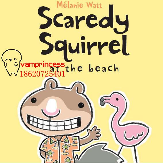 scaredy squirrel at the beach