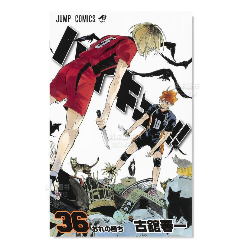 日版漫画 排球少年！！36 ハイキュ—!! 古馆春一 日本漫画书 集英社