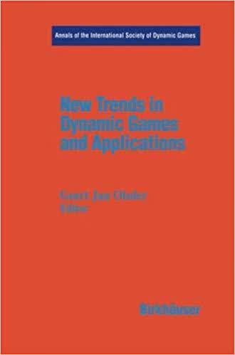 New Trends in Dynamic Games and Applications