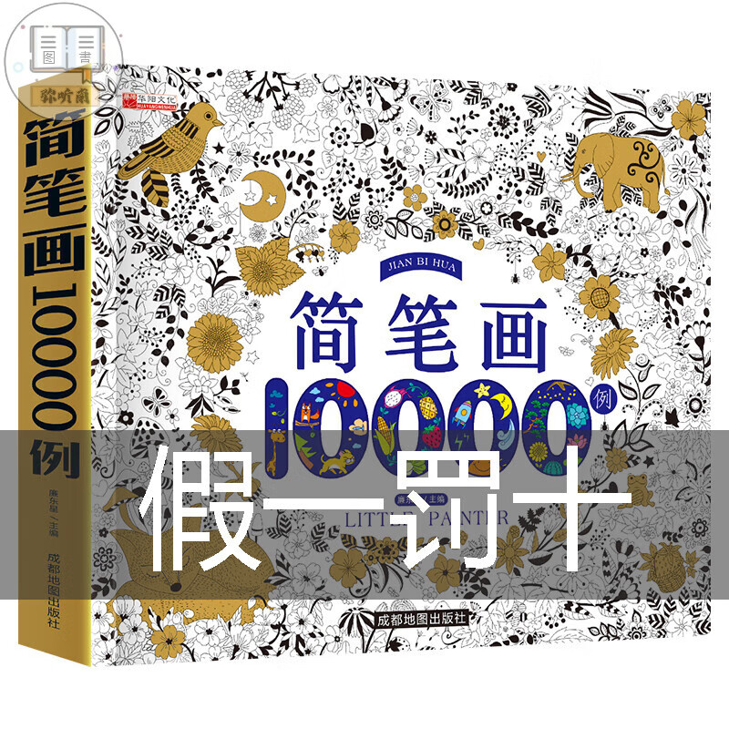 【豆豆龙】 简笔画大全画入门 10000例 一步一步画画手生5000例幼师 简笔画10000例