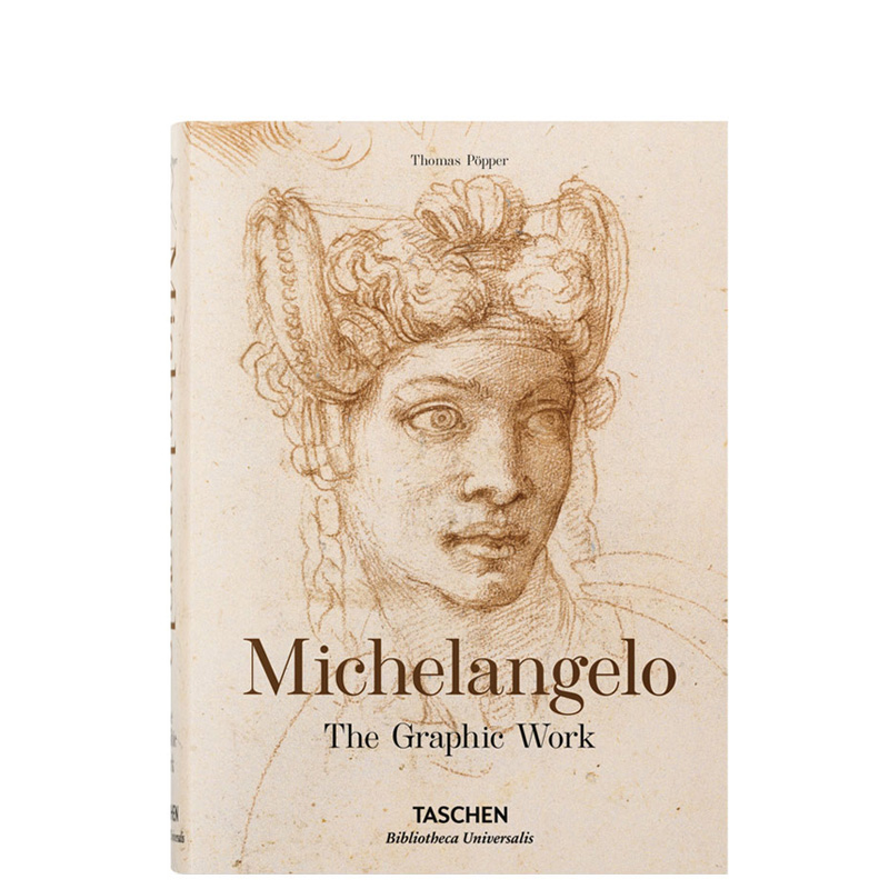 Michelangelo:Drawings[图书馆系列]米开朗琪罗:素描 绘画艺术作品画册集原版图书