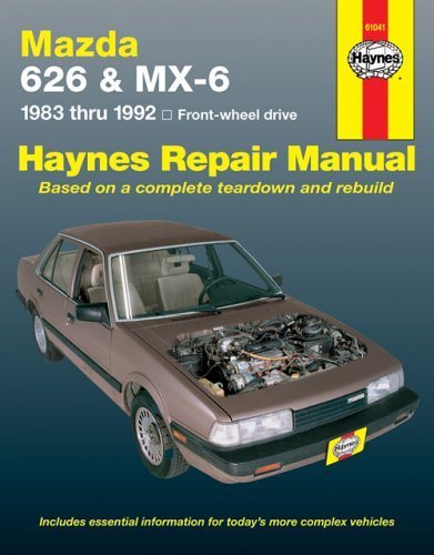 Mazda 626 & MX-6 FWD models (1983-1992) Haynes Repair Manual (USA)