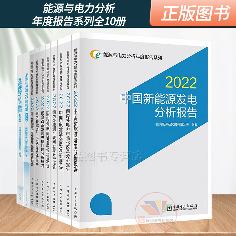 【全10册】2023年新书 能源与电力分析年度报告系列 2022 中国新能源发电分析报告 国网能源研究院有限公司中国电力出版社