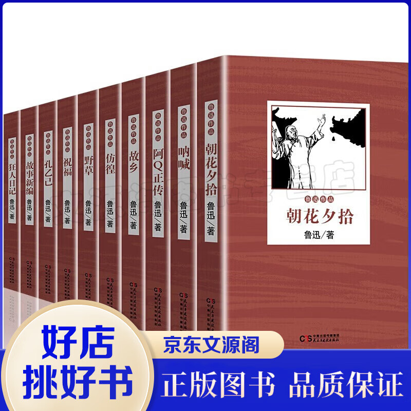 鲁迅作品集全10册 鲁迅作品散文杂文小说集 朝花夕拾 故乡 彷徨 呐喊 阿Q正传 狂人日记 鲁迅作品集【全10册】