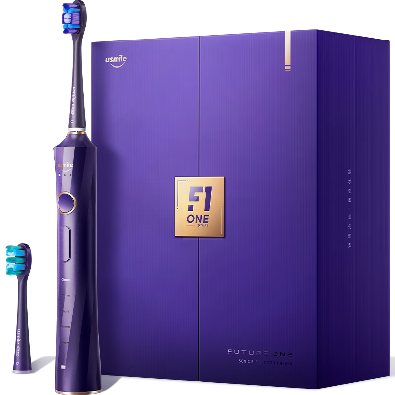数码类 篇三：usmile 笑容加人工智能声波电动牙刷:F1 星紫引领时尚！！！_电动牙刷_什么值得买