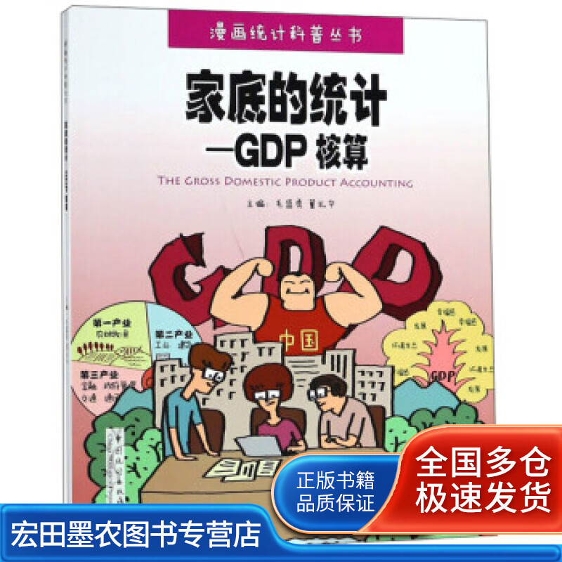 家底的统计 GDP核算漫画统计科普丛书【特惠】