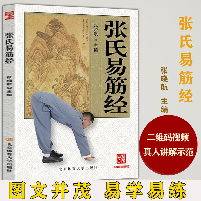 张氏易筋经少林功夫武术体育运动太极武术气功少林柔拳书籍