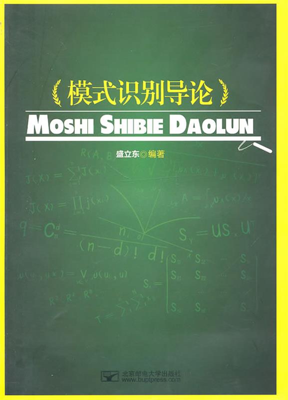 模式识别导论 盛立东 编著【书】
