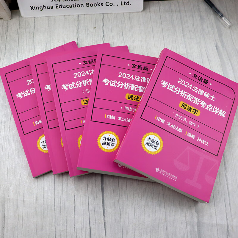 2024文运法硕非法学 24法学法硕考试分析配套考点详解 2024法硕考点全套5本[民法+刑