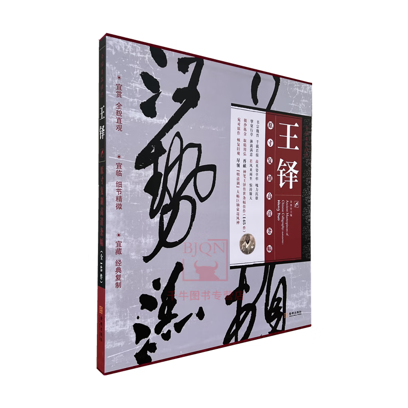 条幅名品精选:王铎书法大图 金墨编 大幅立轴毛笔书法字帖碑帖墨迹原寸复制高清条幅书法名品 金城出版社