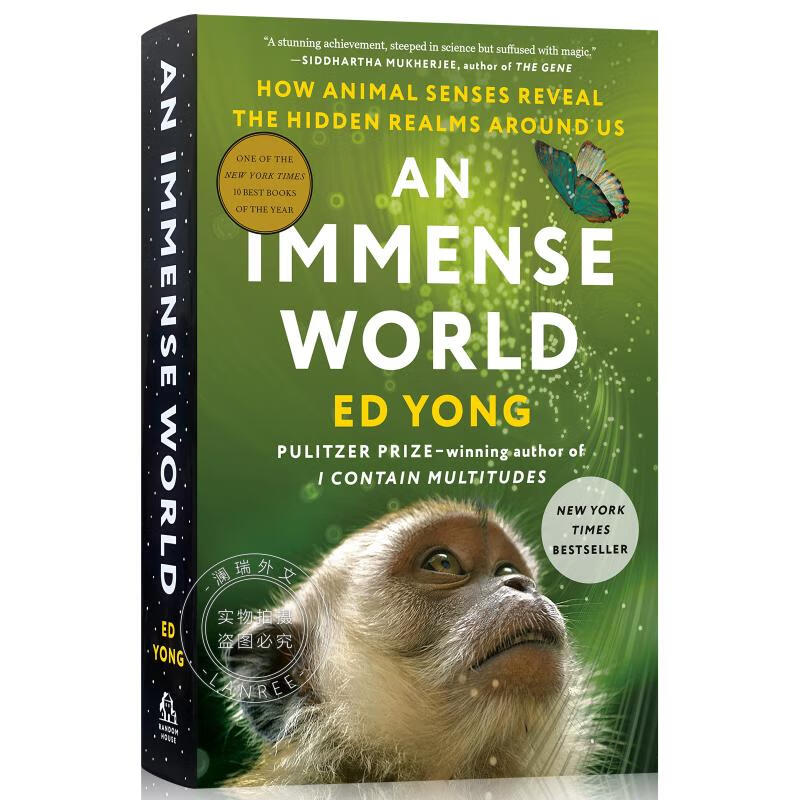 现货 一个巨大的世界 An Immense World: How Animal Senses Reveal the Hidden Realms Around Us