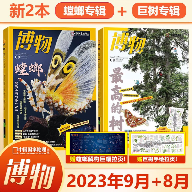现货 博物杂志 新2本 2023年8-9月