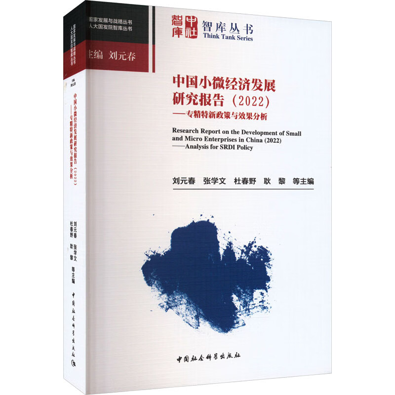 中国小微经济发展研究报告(2022)——专精特新政策与效果分析 图书