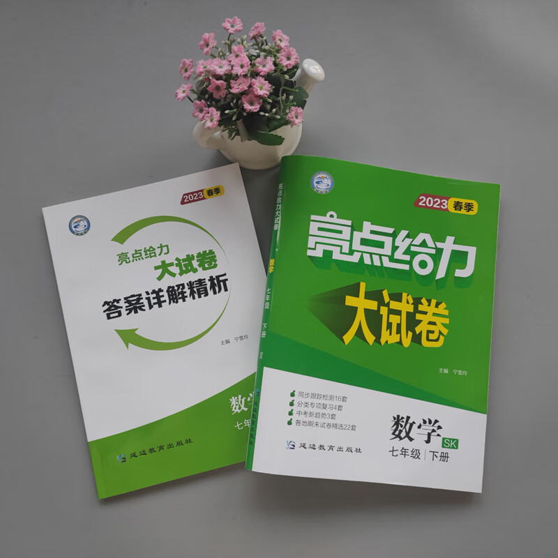 现货 2023春亮点给力大试卷七年级下册数学苏教版江苏版初一7七年级下册同步课时训练习册 单元期末分类复习 数学 七年级/初中一年级