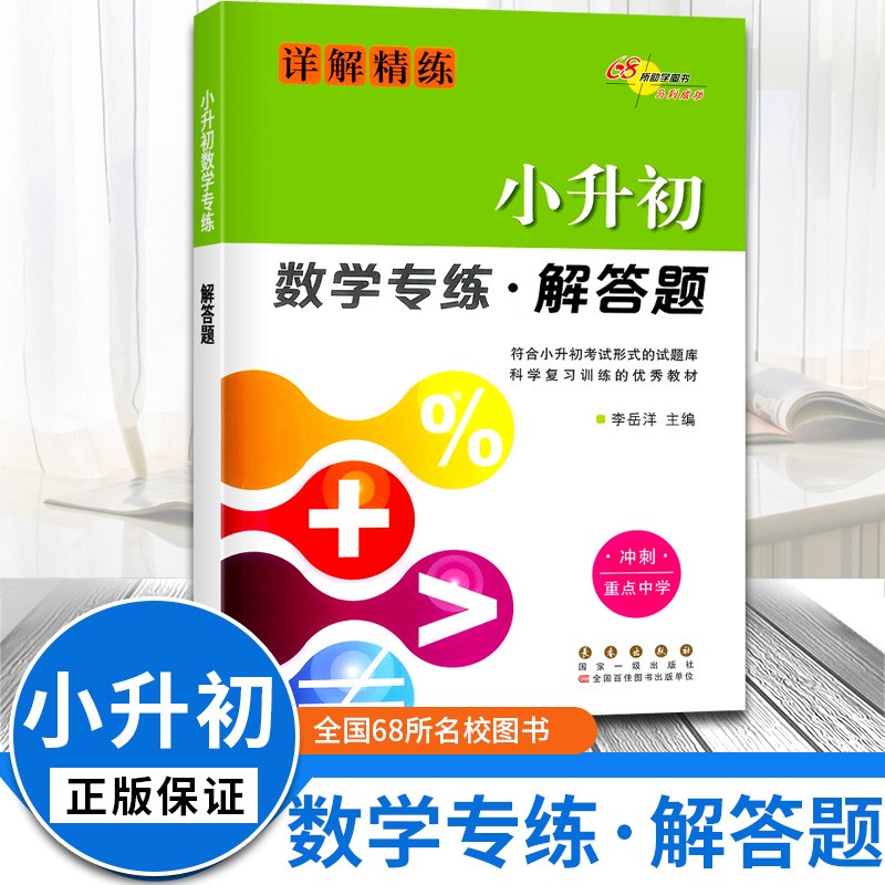 【可选】小升初数学专练计算题填空题选择题解答题详解精练 小升初数学专项训练小考测试题小升初辅导练习册 解答题
