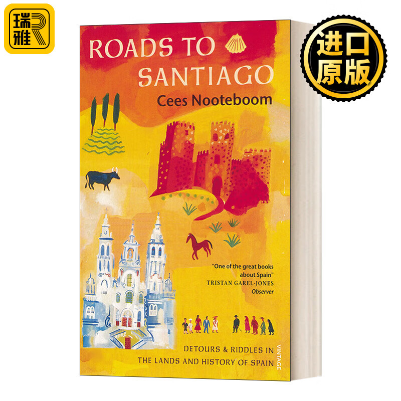 英文原版 Roads To Santiago 绕道去圣地亚哥 塞斯·诺特博姆 西班牙文化游记 英文版 进口原版英语书籍畅销书