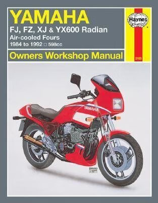 Yamaha FJ, FZ, XJ & YX600 Radian (84 - 92) Haynes Repair Manual